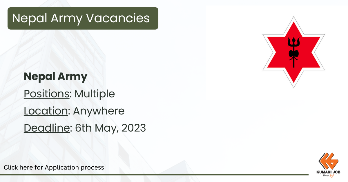 Nepal Army Recruitment – 137 Vacancies Open Now
